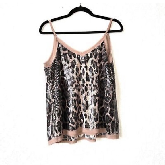 entro | Tops | Entro The Alice Top Curvy Xl Jaguar Leopard Print Tank ...